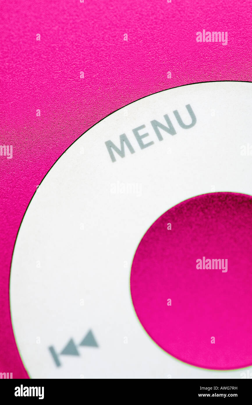 iPod front with menu button Stock Photo - Alamy