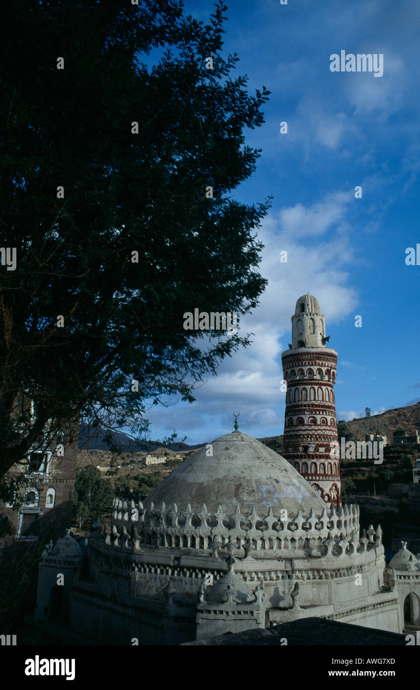 The Turkish mosque of Jama al-Qubba az-Zumar in the town of Jibla, near ...