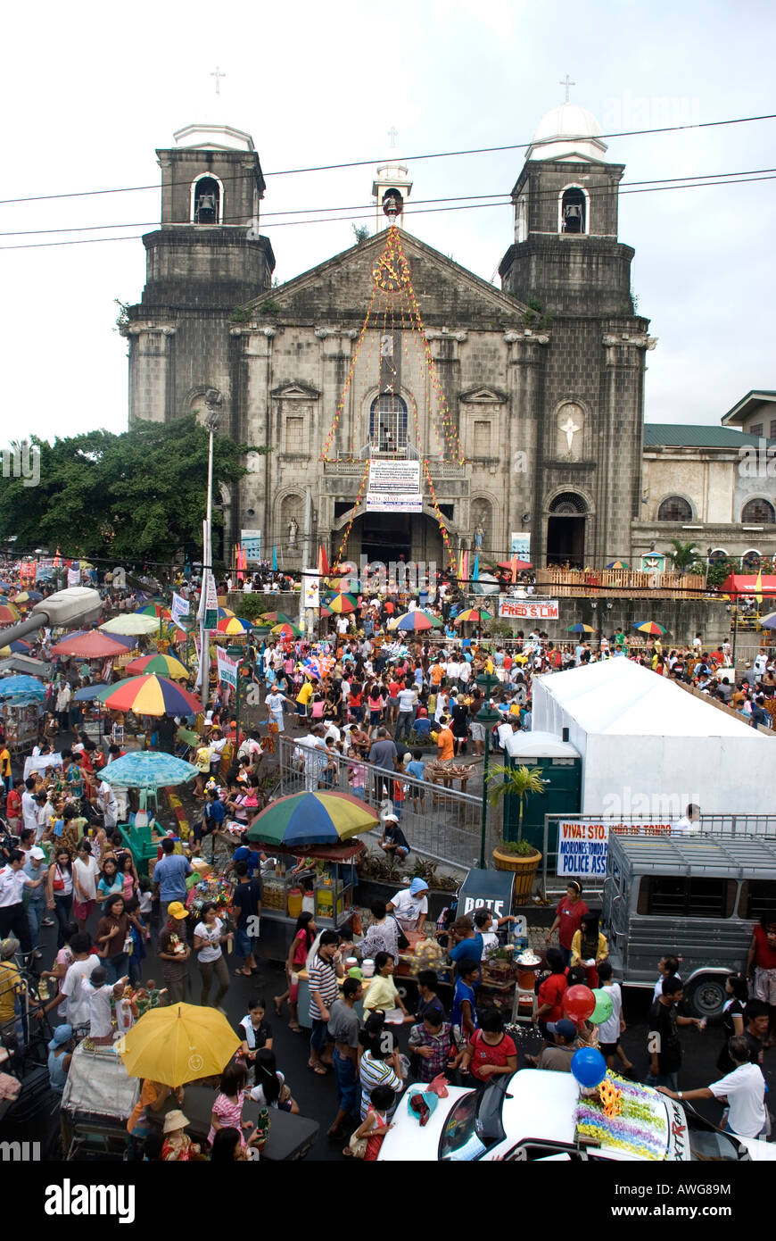 philippines manila santa nino festival tondo Stock Photo - Alamy