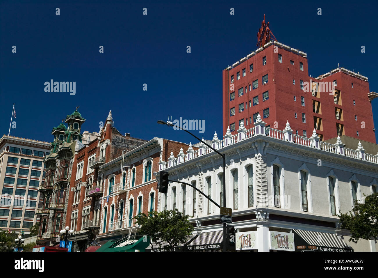 Gaslamp Quarter San Diego, California, USA Stock Photo - Alamy
