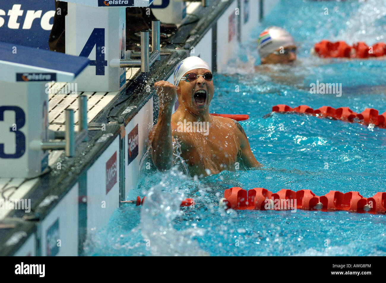 MELBOURNE 2006 COMMONWEALTH GAMES GREGOR TAIT WINS GOLD IN THE 200M ...