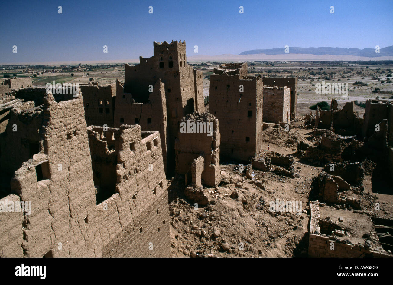 The Old Town, Marib, Yemen Stock Photo - Alamy