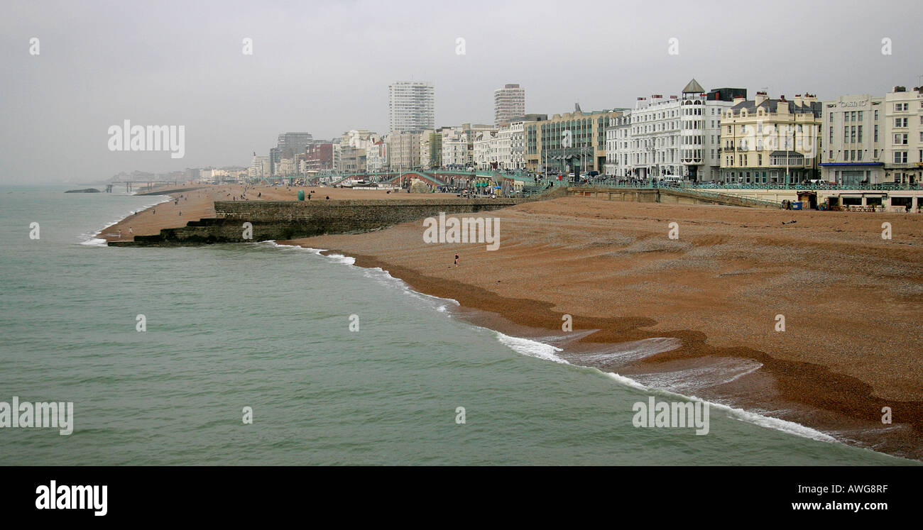 Brighton Sussex England beach pier pebbles stone tourism background ...