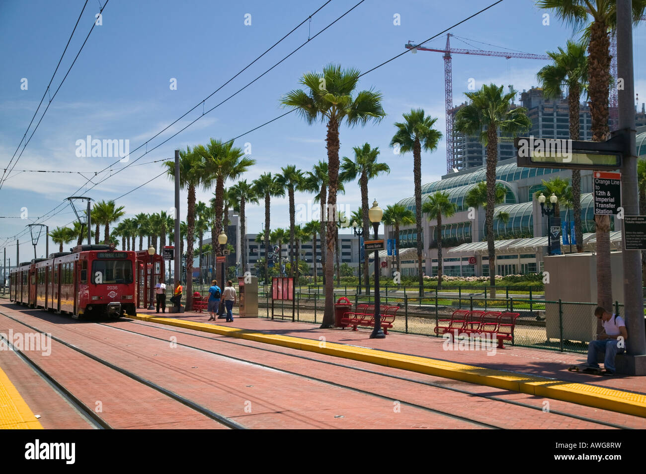 MTS Trolley San Diego, California, USA Stock Photo - Alamy