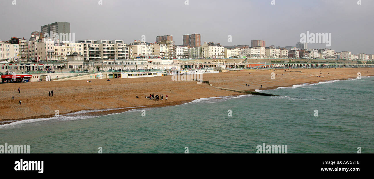 Brighton Sussex England beach pier pebbles stone tourism background ...