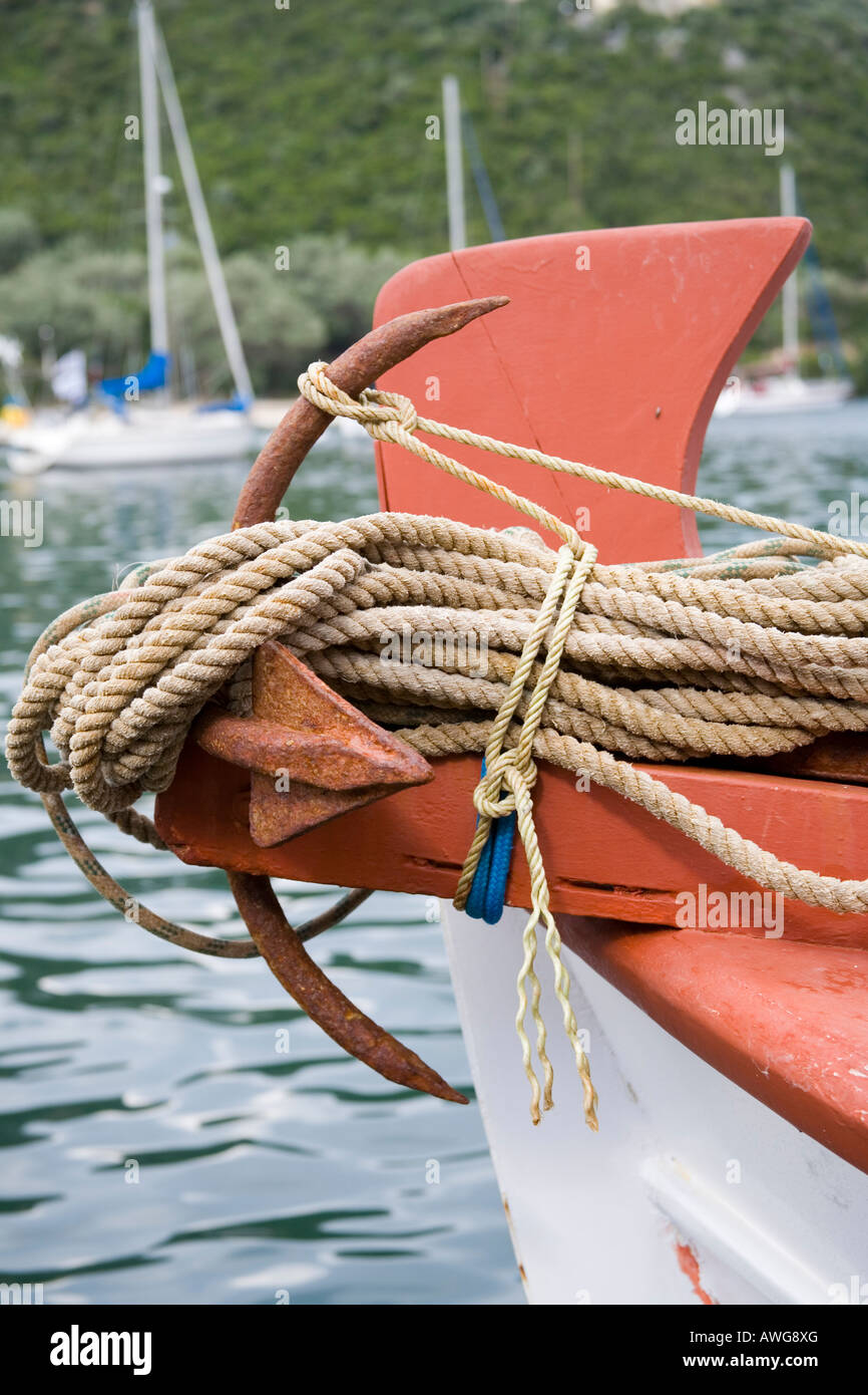 bow of a fishing boat Stock Photo - Alamy