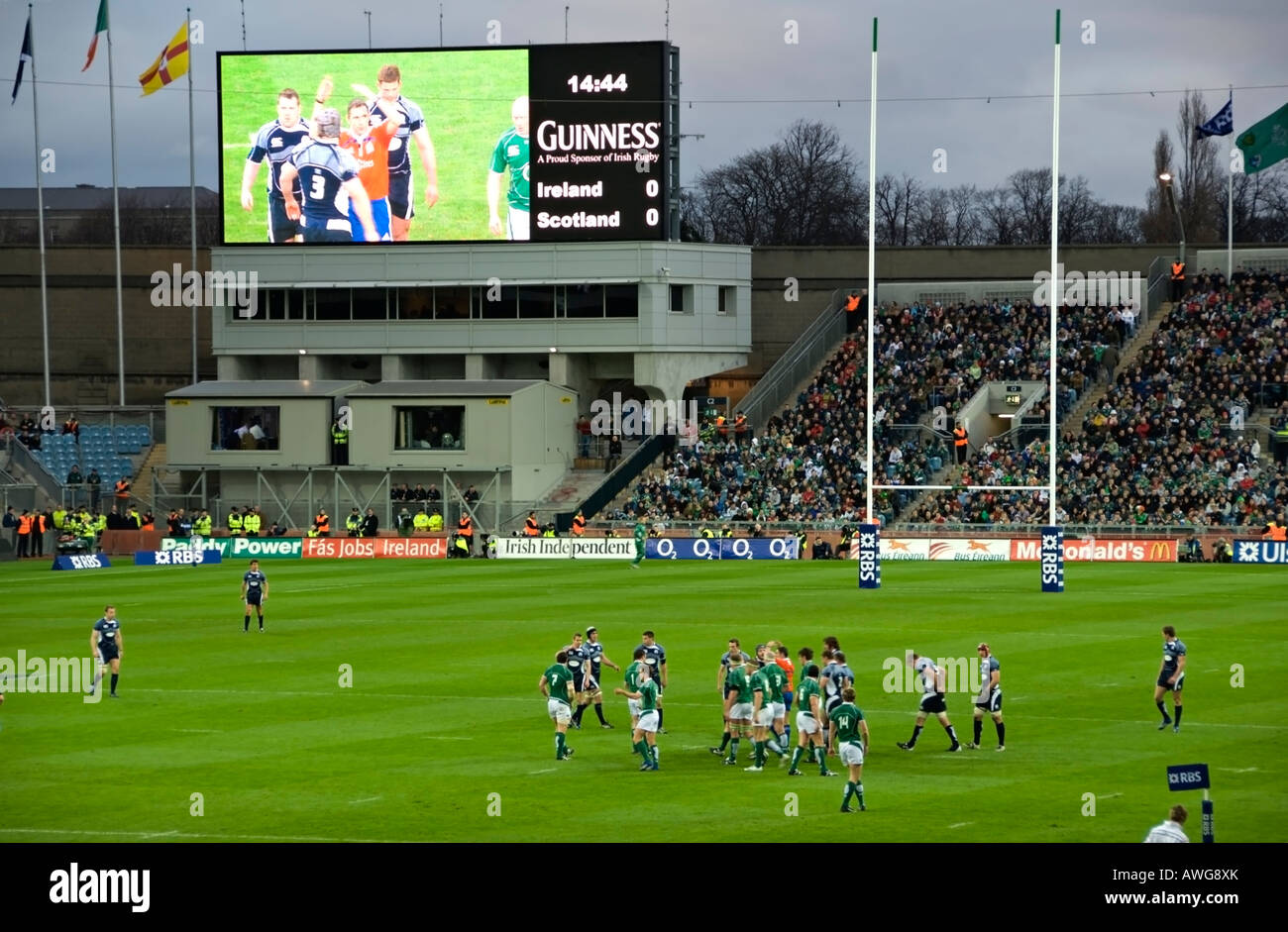 Croke Park Stadium during the 2008 6 Nations Rugby Clash between ...