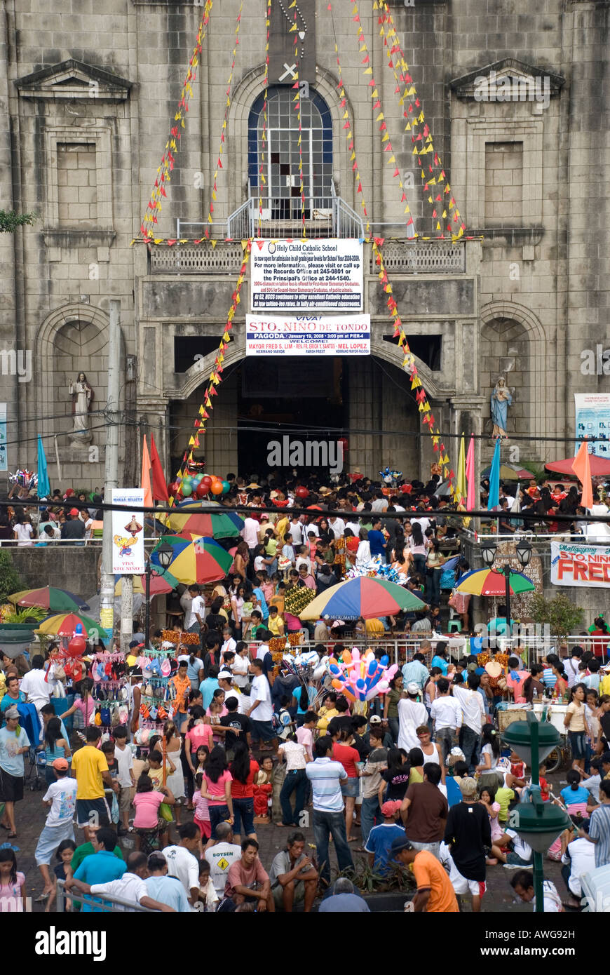 philippines manila santa nino festival tondo Stock Photo - Alamy