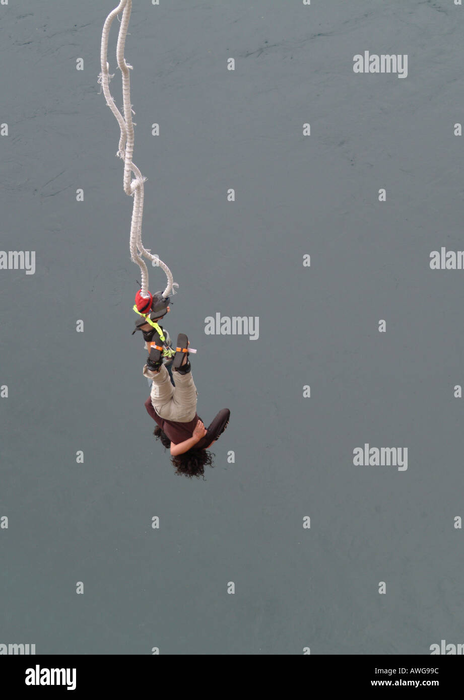 Bungy Jumping Taupo North Island New Zealand Stock Photo - Alamy