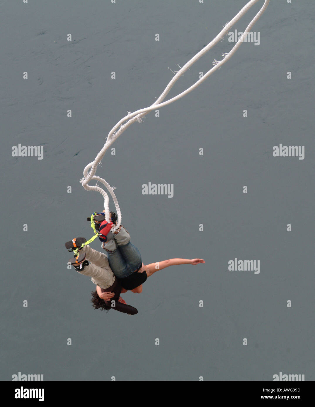 Bungy Jumping Taupo North Island New Zealand Stock Photo - Alamy