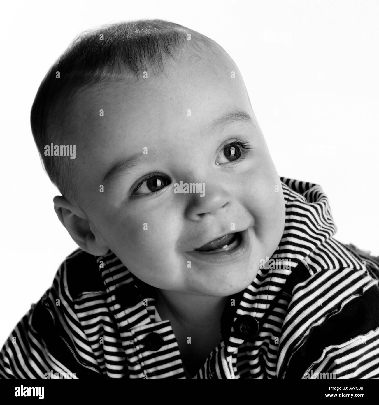 Smiling baby boy Stock Photo - Alamy