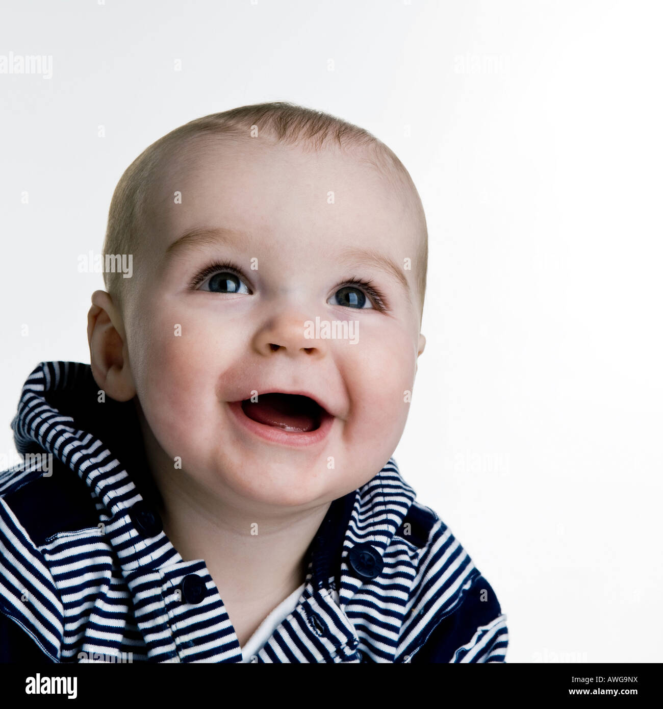 Smiling baby boy Stock Photo - Alamy