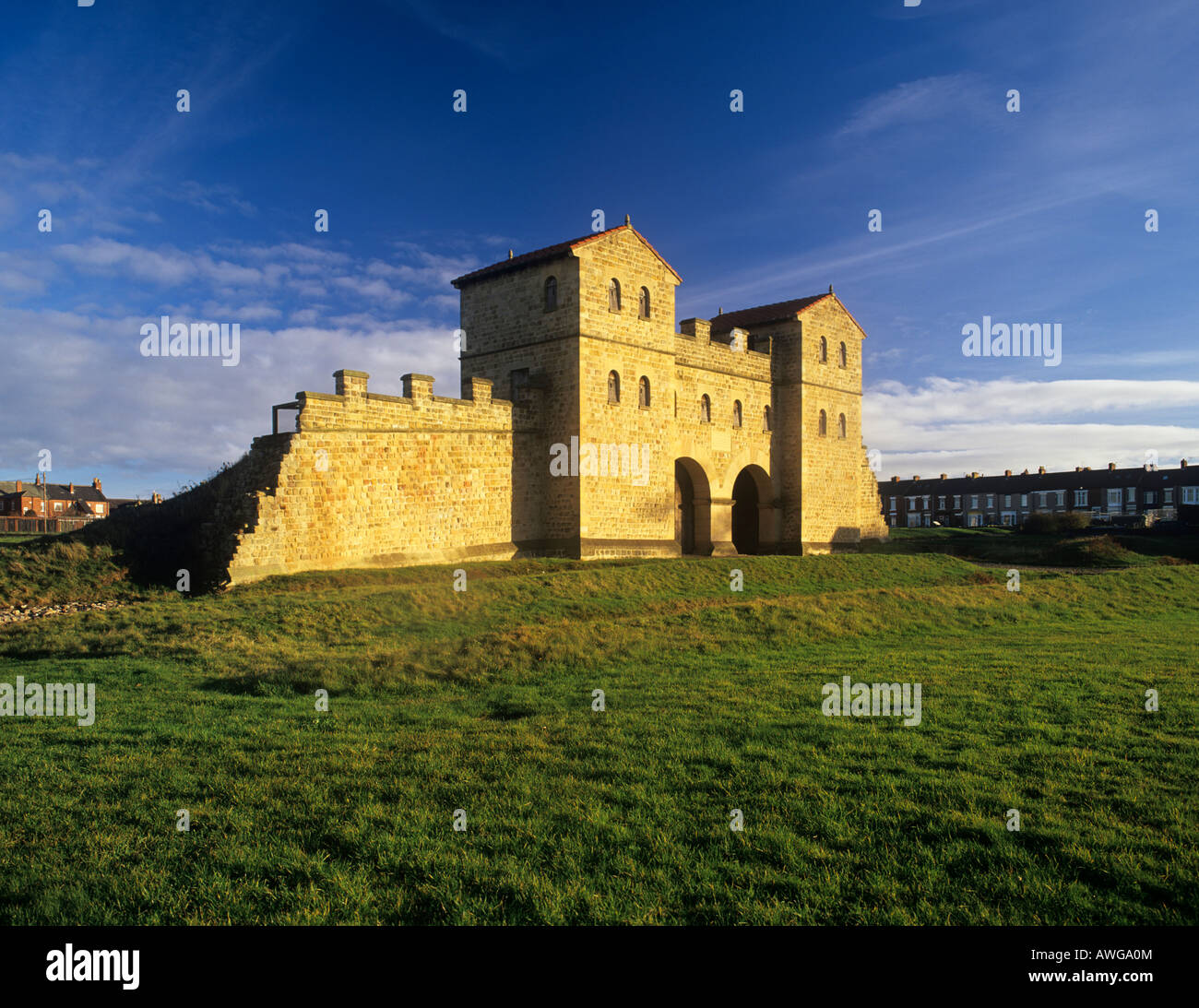 Arbeia Roman Fort in South Shields, Tyne and Wear Stock Photo - Alamy