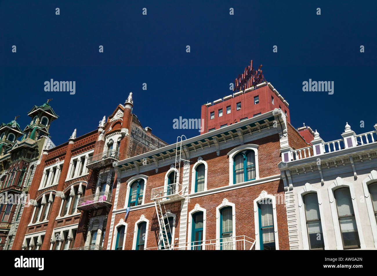 Hotel St. James Gaslamp Quarter San Diego, California, USA Stock Photo ...