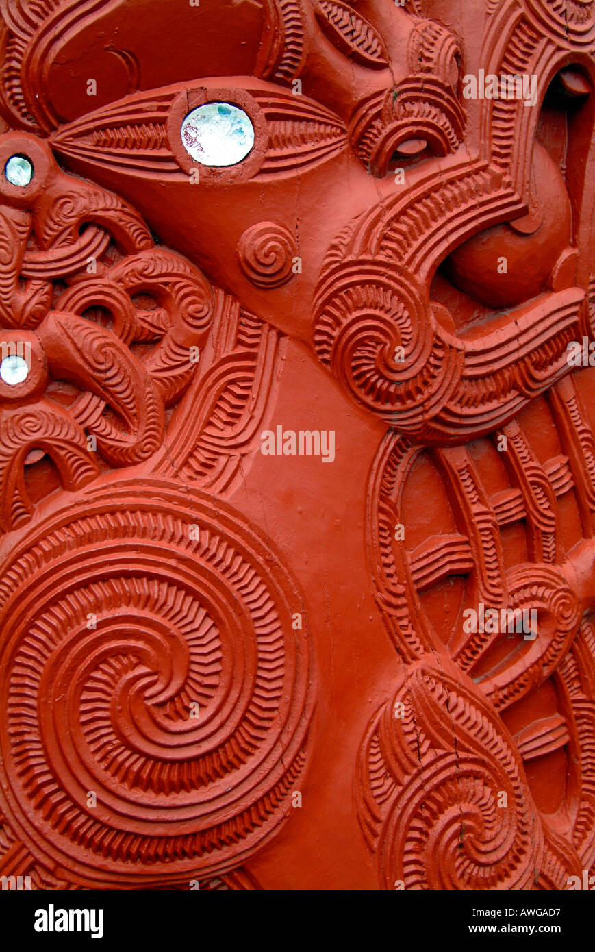 maori carving New Zealand Stock Photo - Alamy