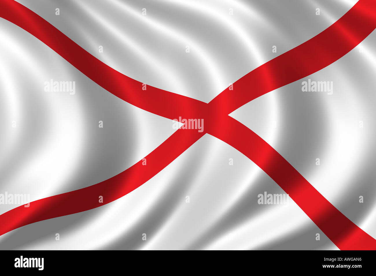 Super high resolution flag of Alabama waving in the wind Stock Photo ...