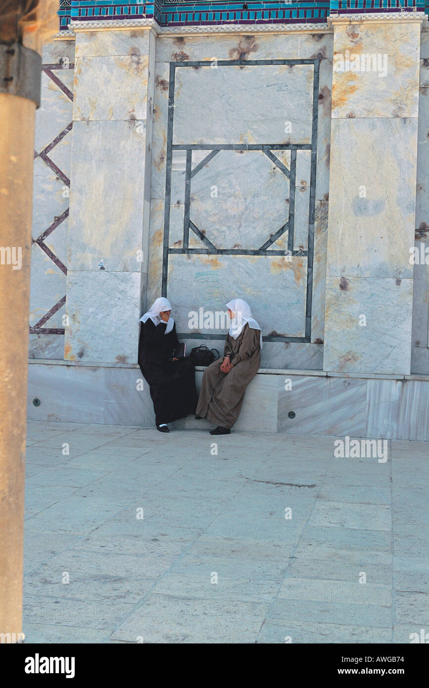 Two Muslim women talking Jerusalem Israel Stock Photo - Alamy