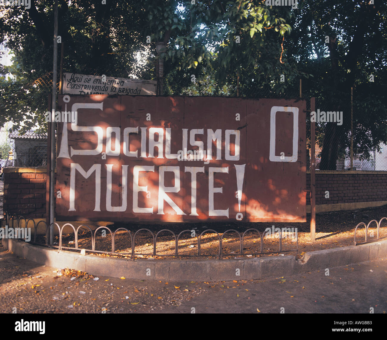 Socialism or Death Cuba Stock Photo - Alamy