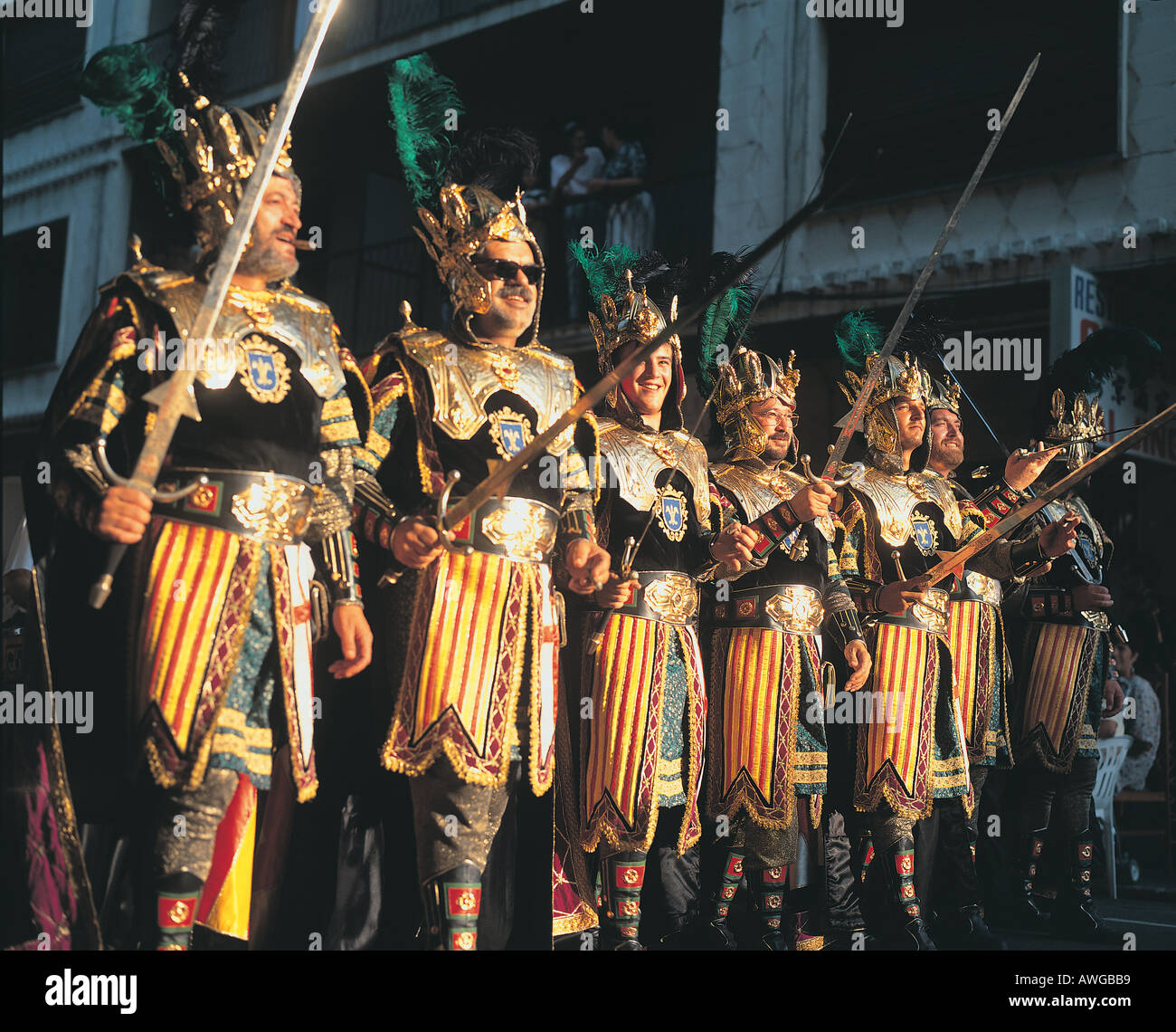 Christian moors festival olivio spain hi-res stock photography and ...