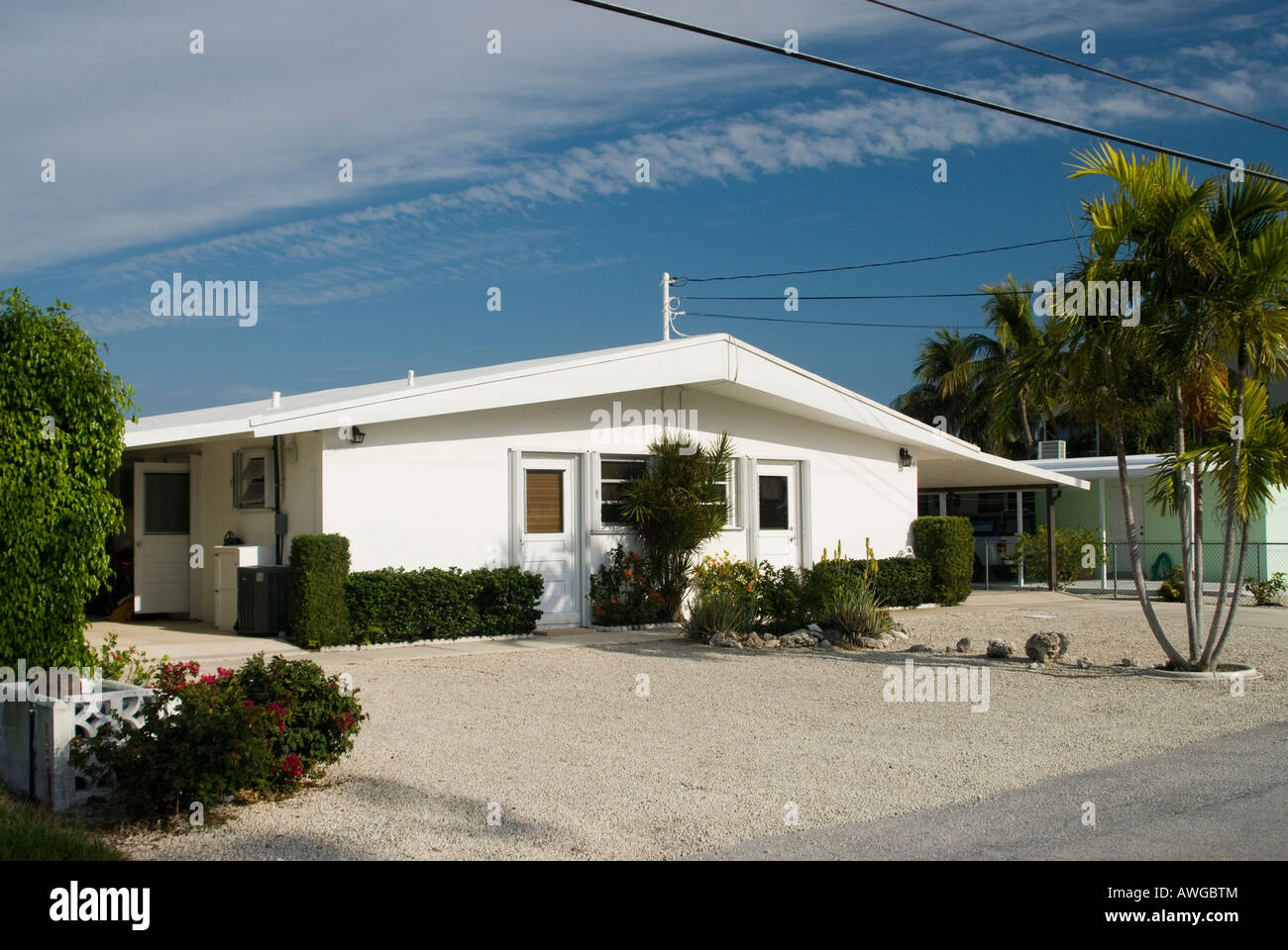 typical home residential architecture a frame in the florida keys ...