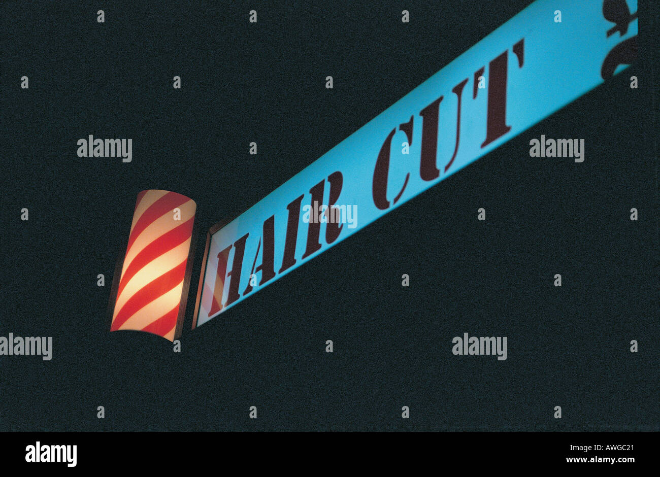 Hairdresser hairdressers sign haircut hi-res stock photography and ...