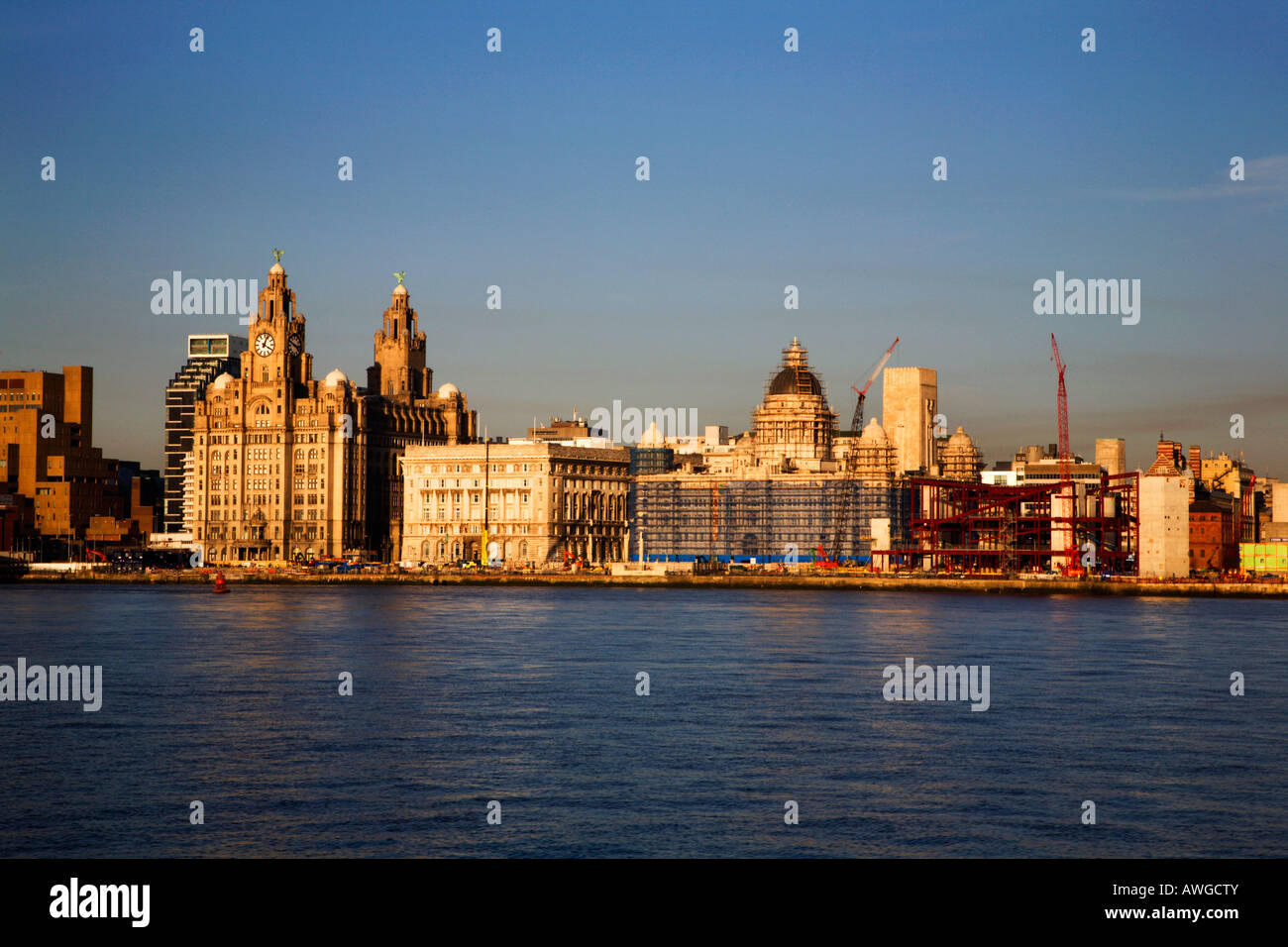 Construction of the new Ferry Terminal at Pier Head Liverpool ...