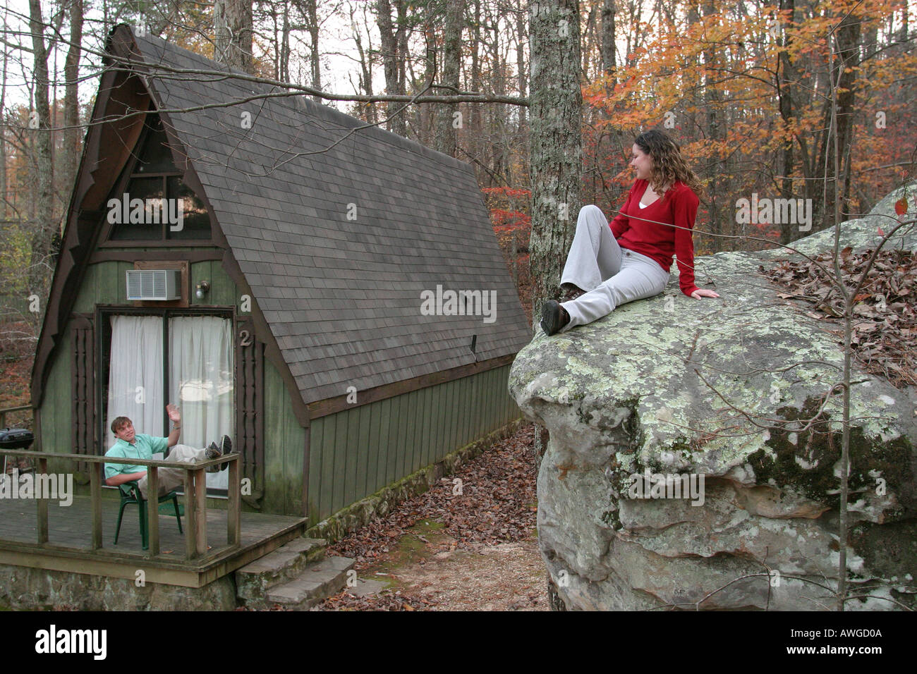 Alabama DeKalb County,Mentone,Cloudmont Resort,alpine A frame rental ...