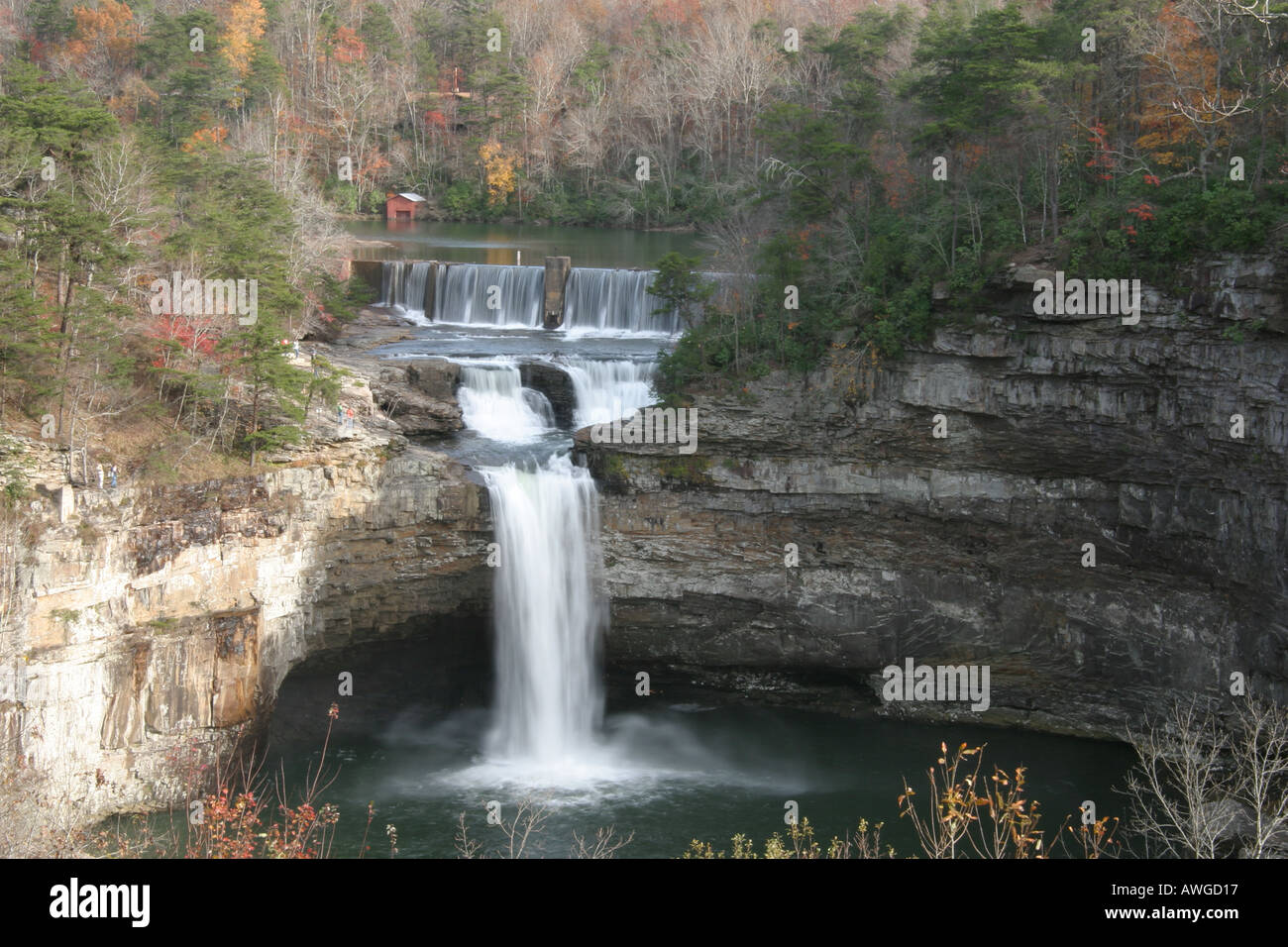Alabama Lookout Mountain Fort Payne DeSoto State Park DeSoto Falls ...