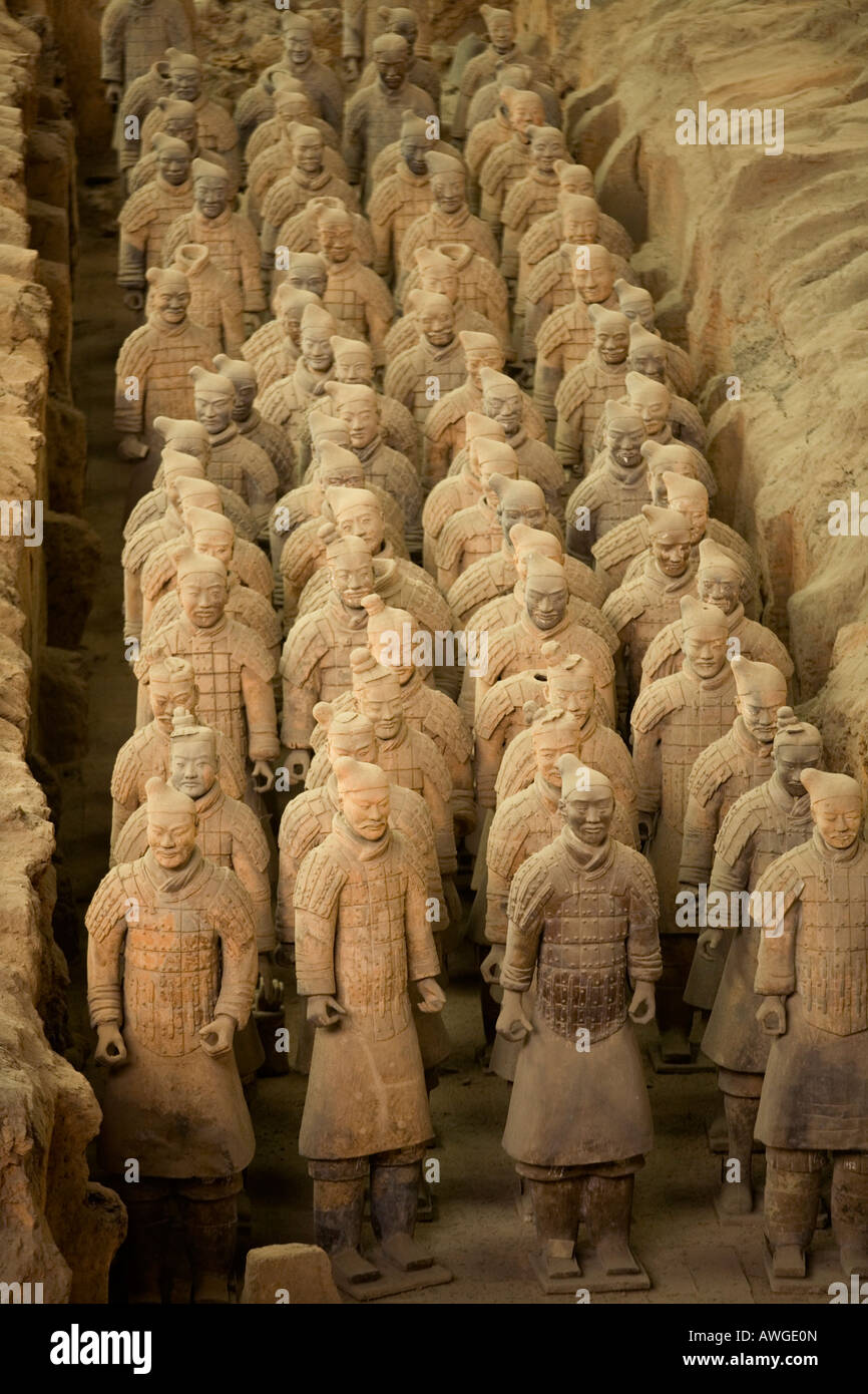 The Terracotta Army, Xian, People's Republic of China Stock Photo - Alamy