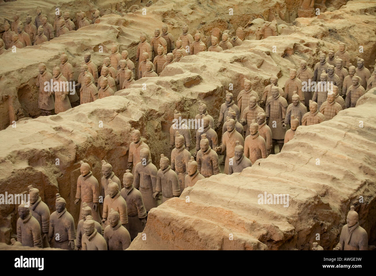 The Terracotta Army, Xian, People's Republic of China Stock Photo - Alamy