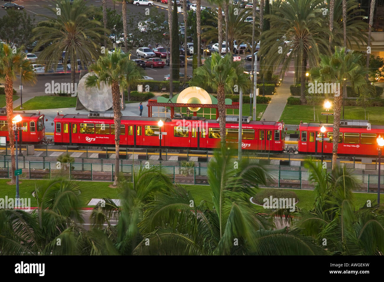 MTS Trolley San Diego, California, USA Stock Photo - Alamy