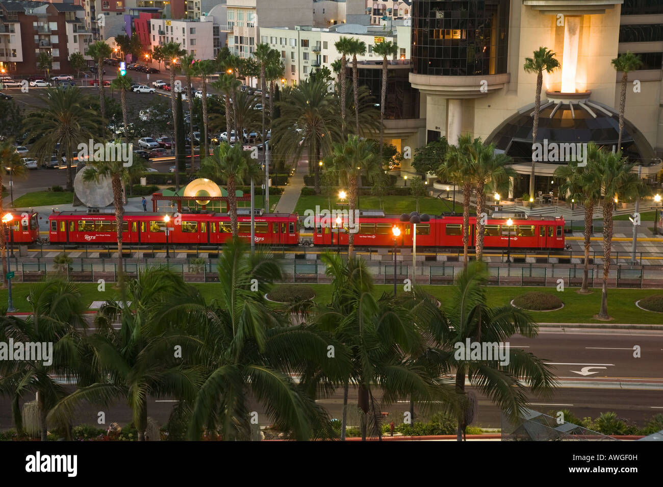 MTS Trolley San Diego, California, USA Stock Photo - Alamy