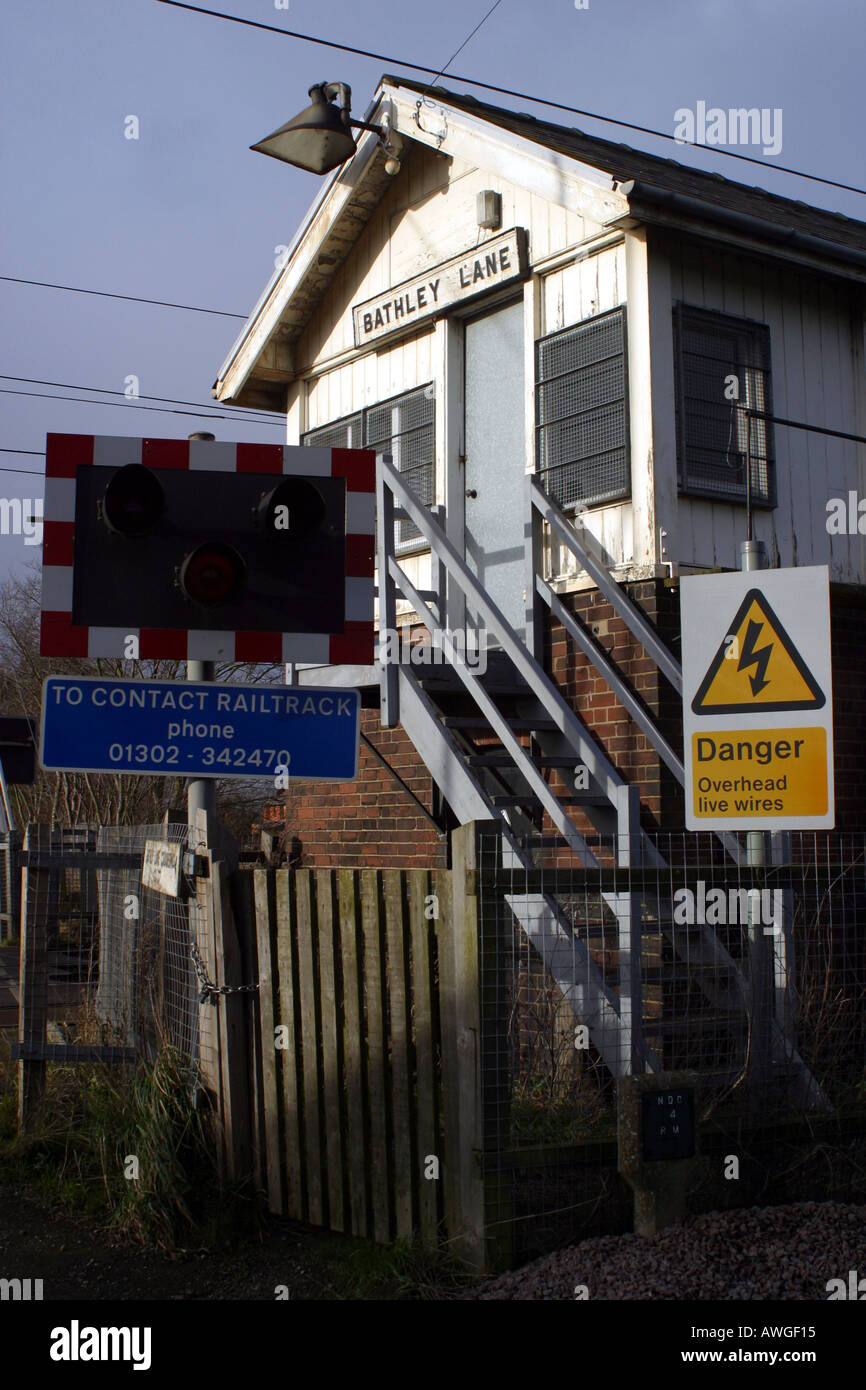Disused Signal Box Stock Photo - Alamy