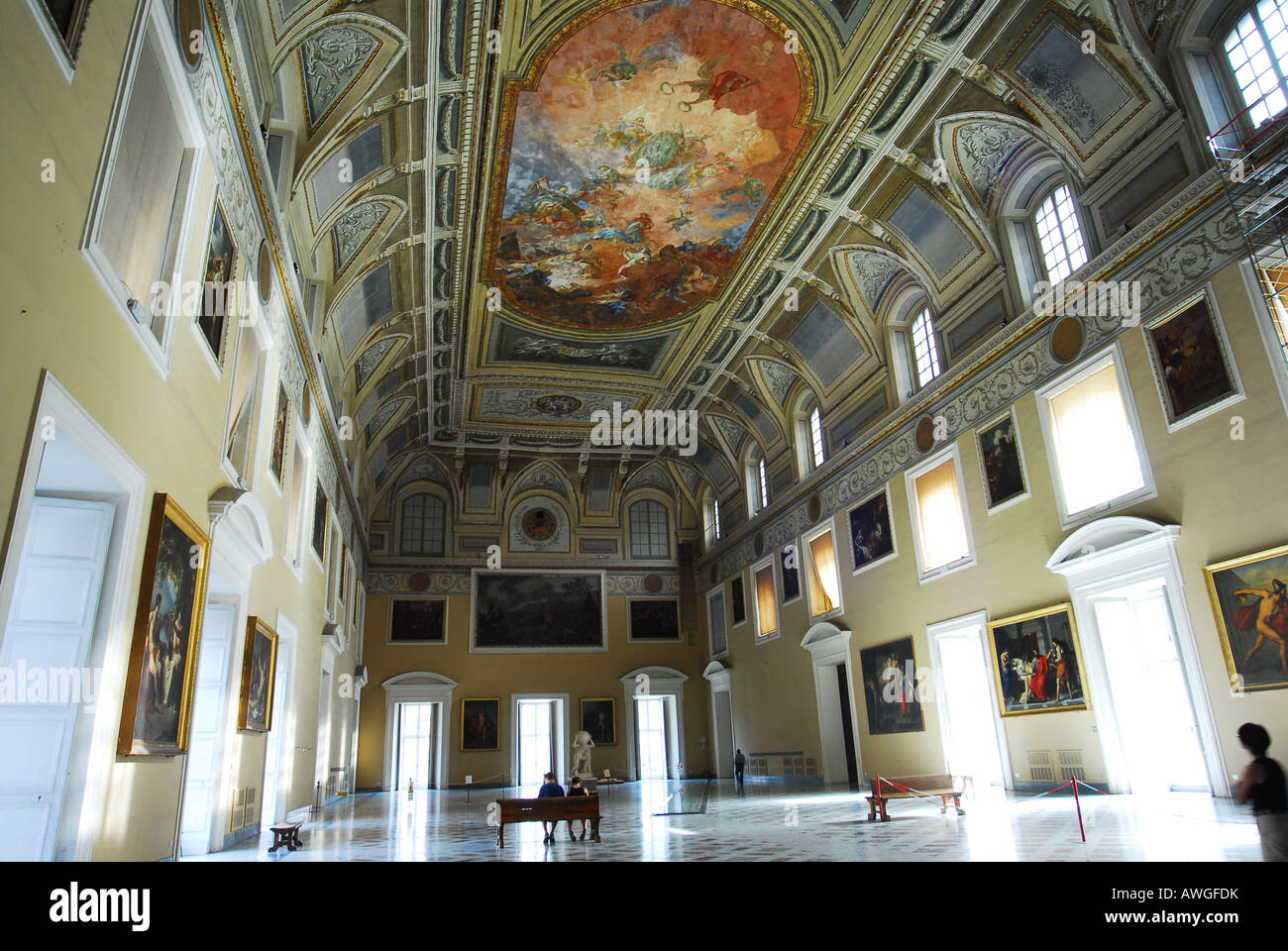 National archaeological museum Naples Museum - Mann - Italy Stock Photo ...
