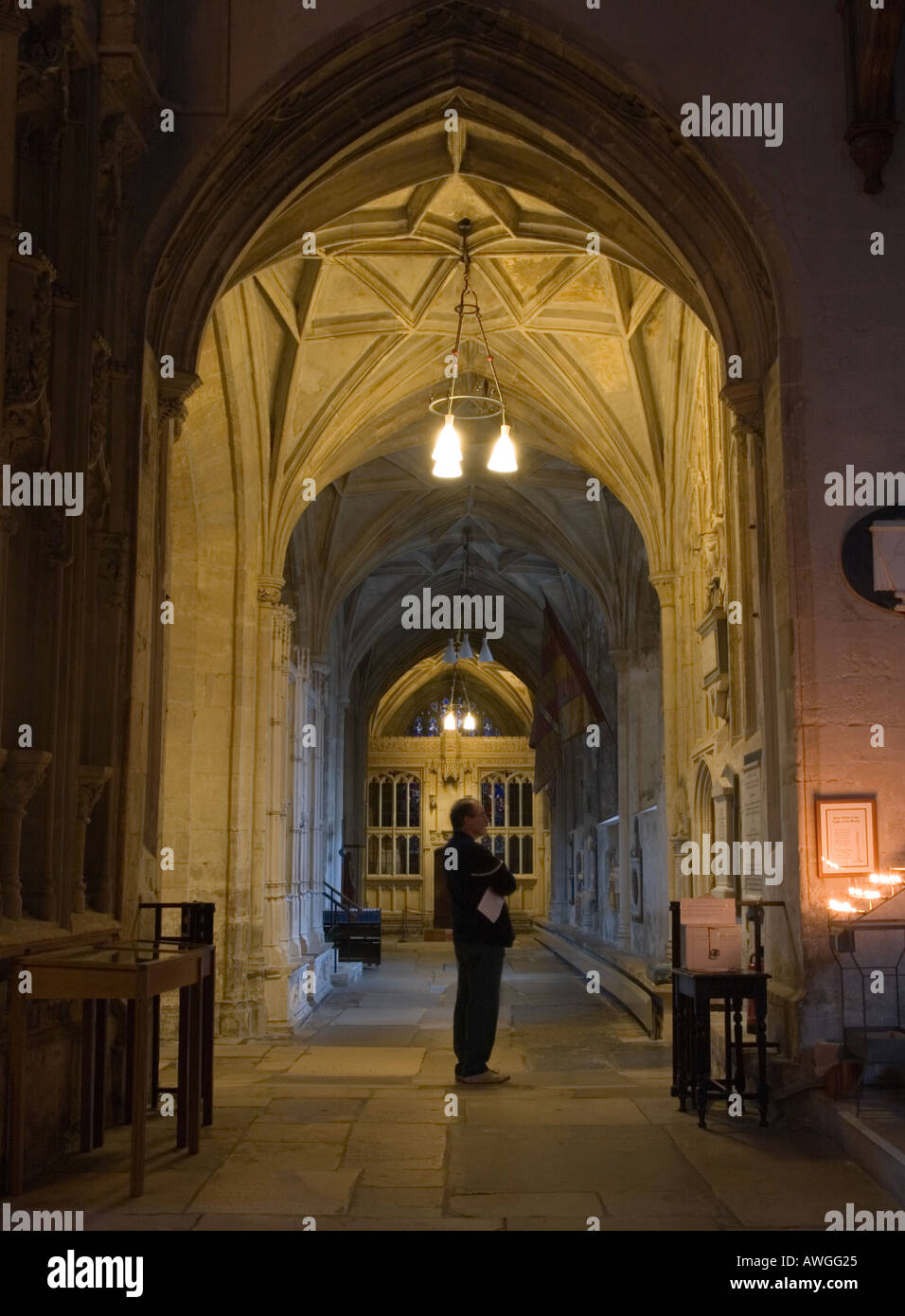 Christchurch priory interior hi-res stock photography and images - Alamy
