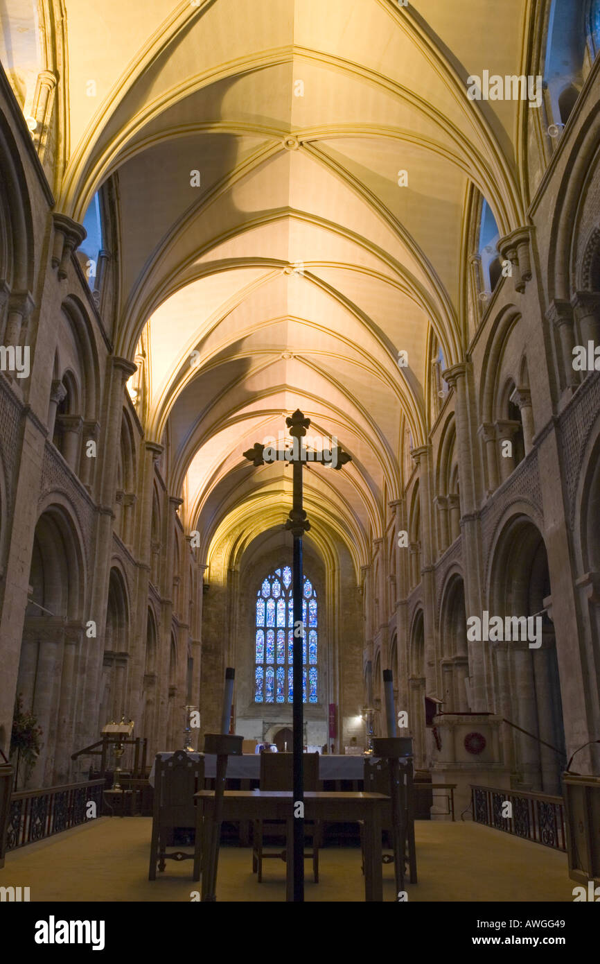 Christchurch priory interior hi-res stock photography and images - Alamy