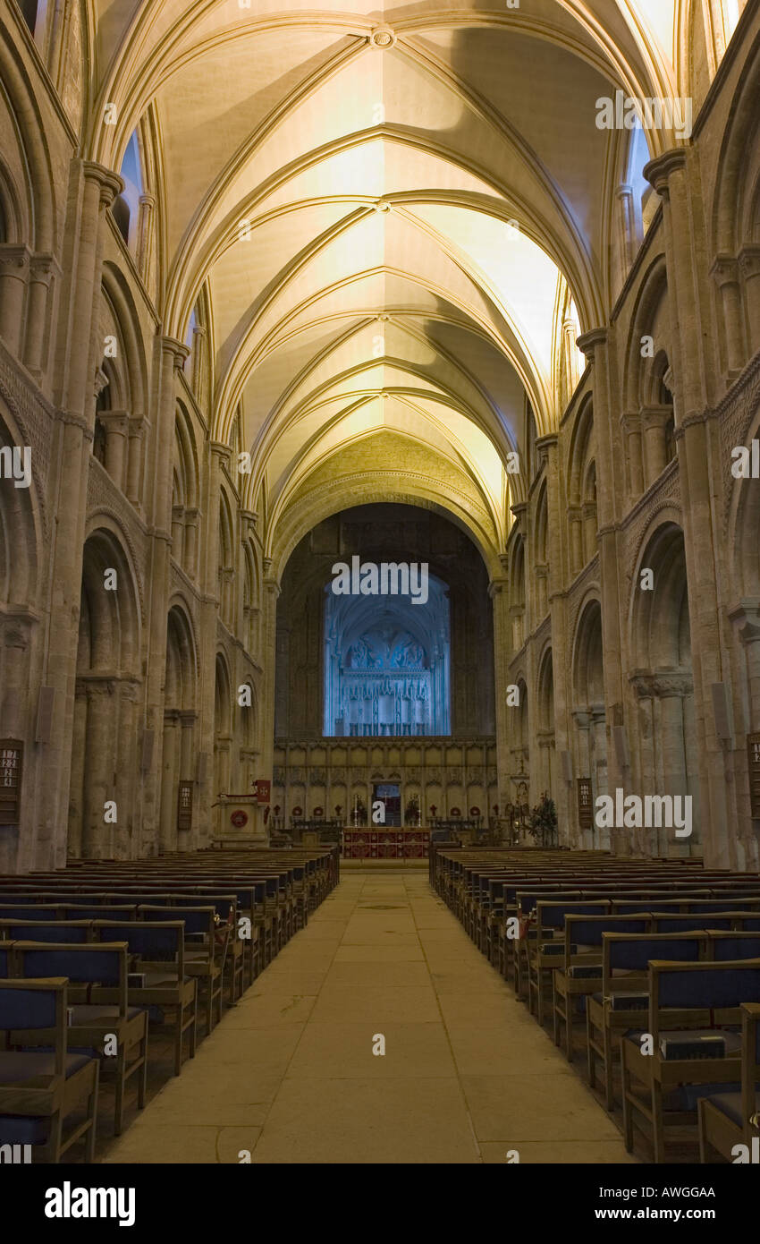 Christchurch priory interior hi-res stock photography and images - Alamy