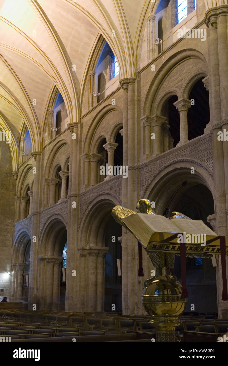 Christchurch priory interior hi-res stock photography and images - Alamy