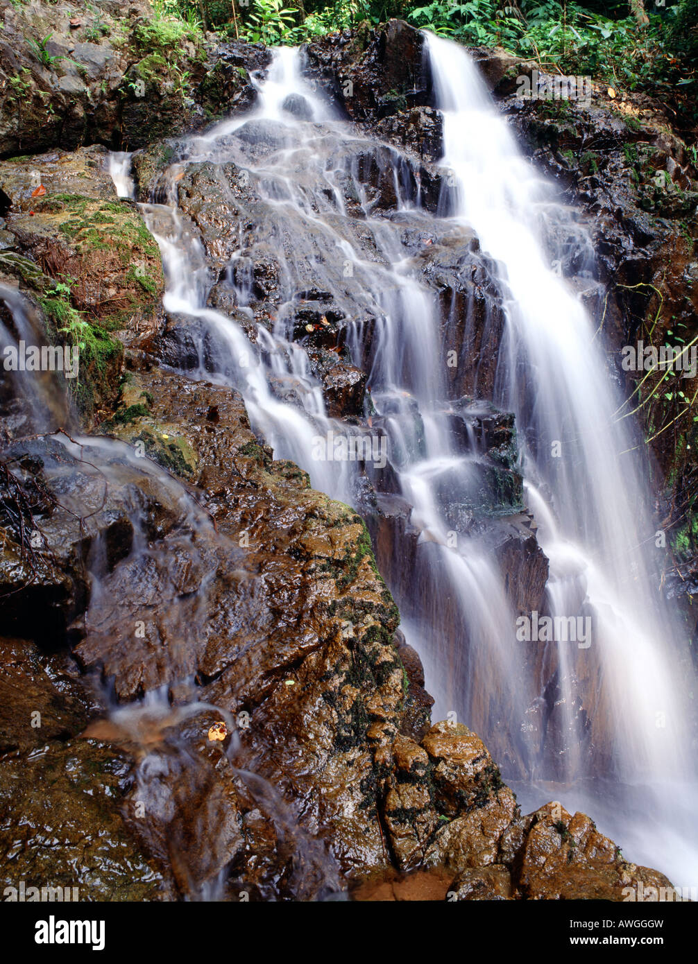 Ton Sai waterfall Island Phuket Thailand Stock Photo - Alamy