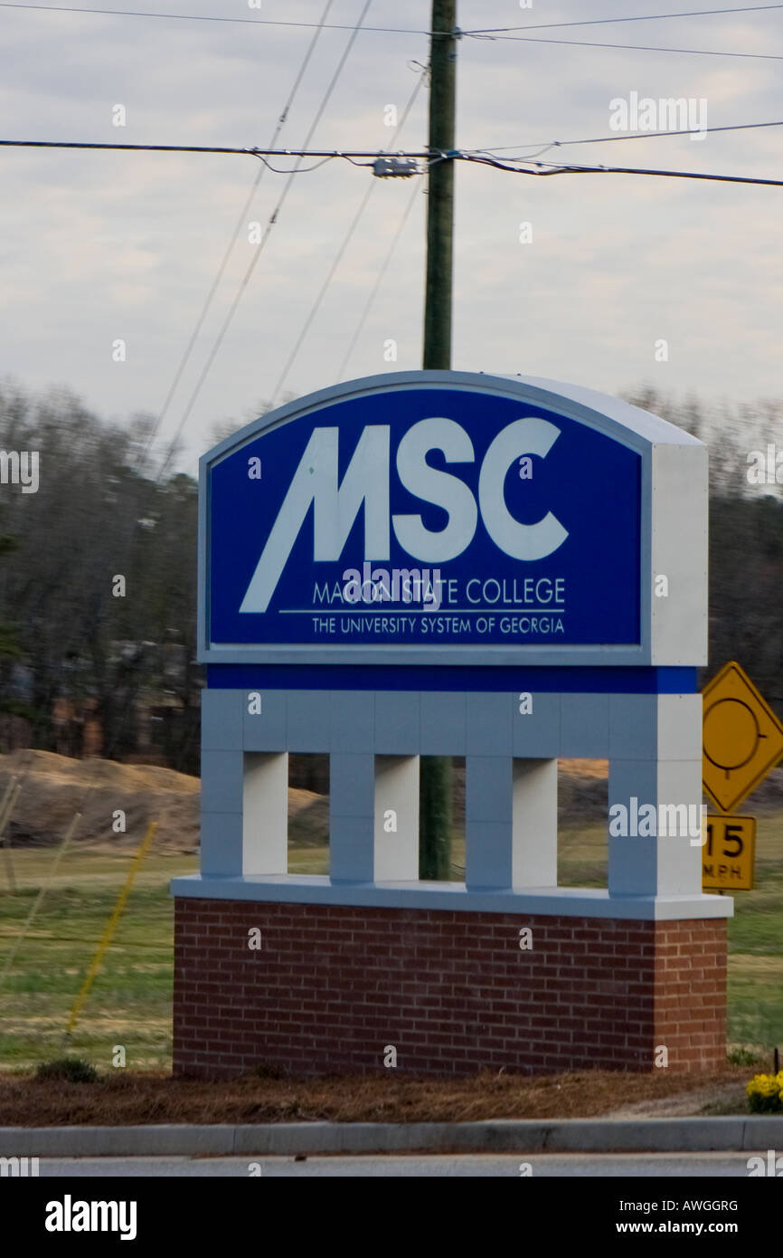 Georgia state university entrance hi-res stock photography and images ...