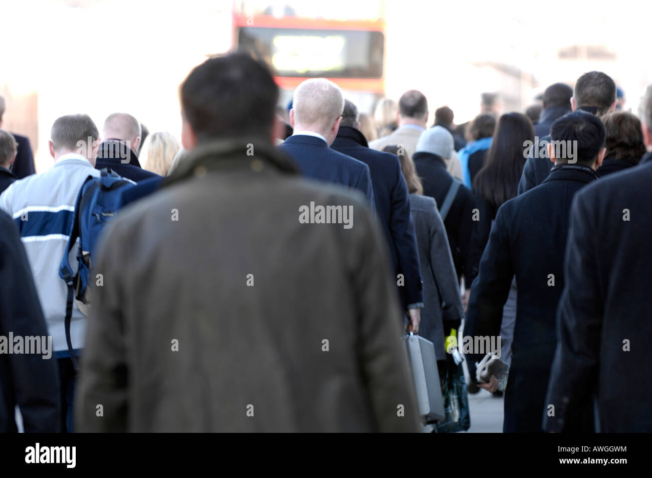 White collar worker action stepping striding business travel rush hi ...