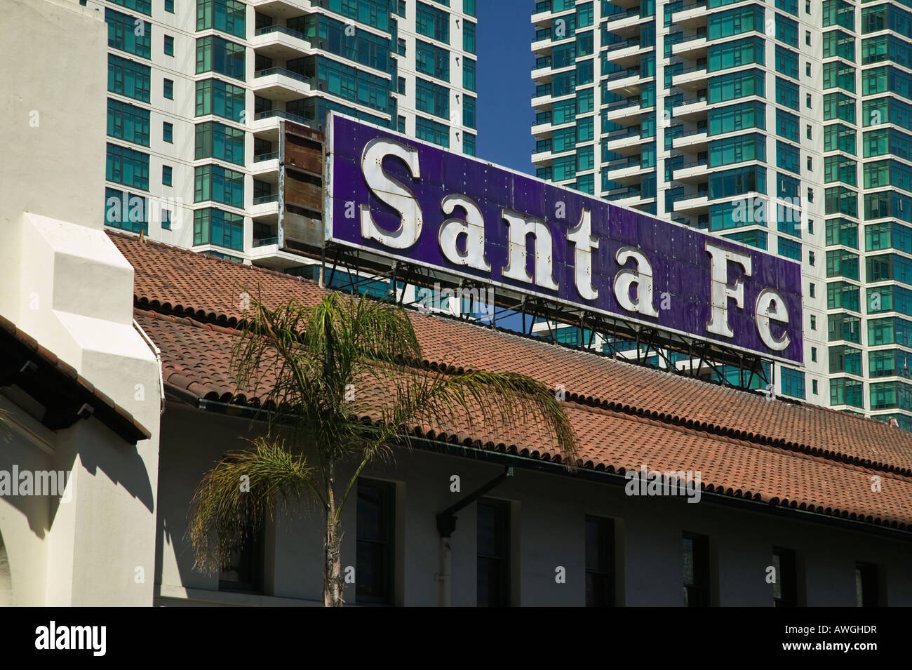 Santa Fe train station San Diego, California, USA Stock Photo - Alamy