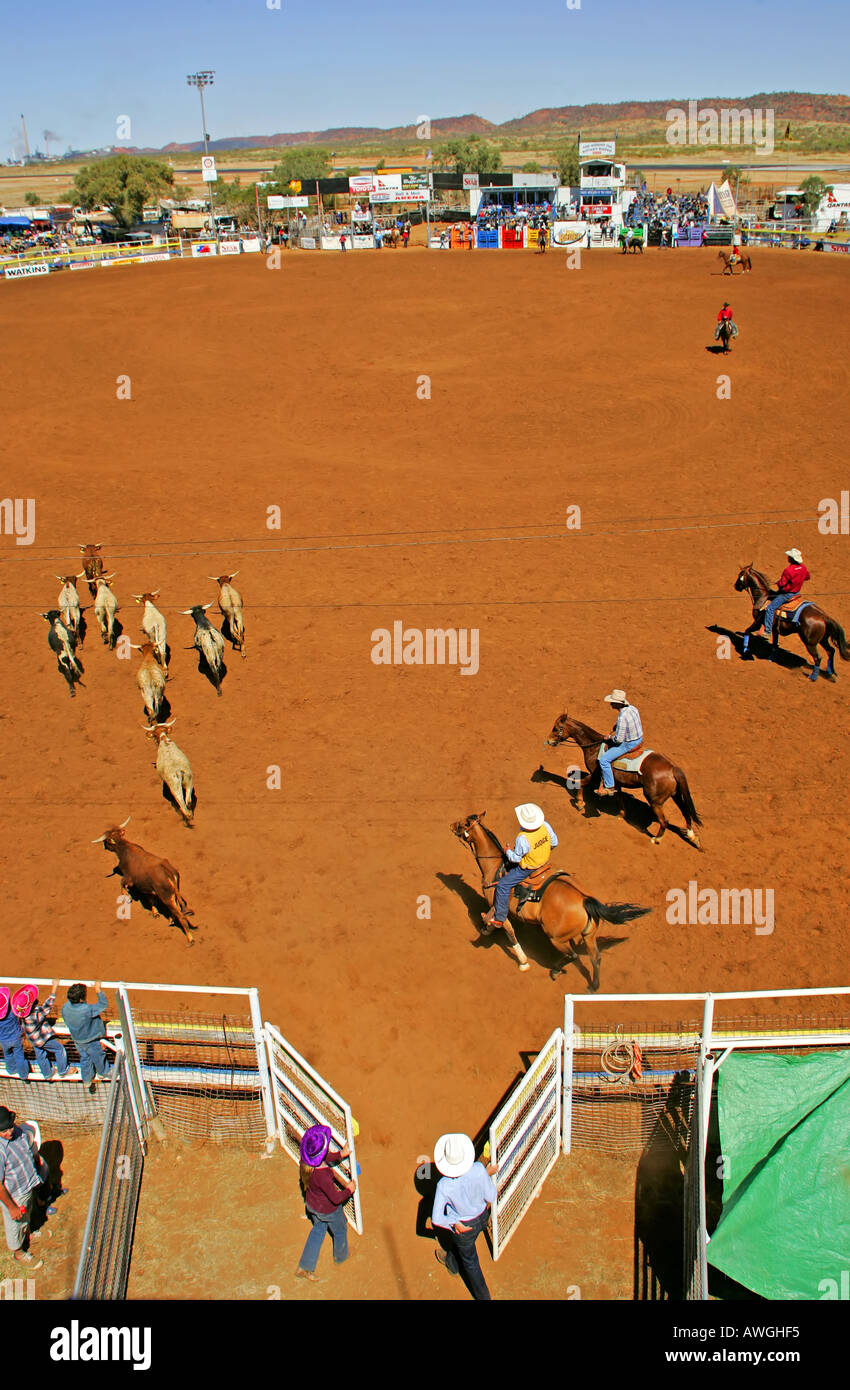 Rodeo arena, Mt Isa Stock Photo - Alamy