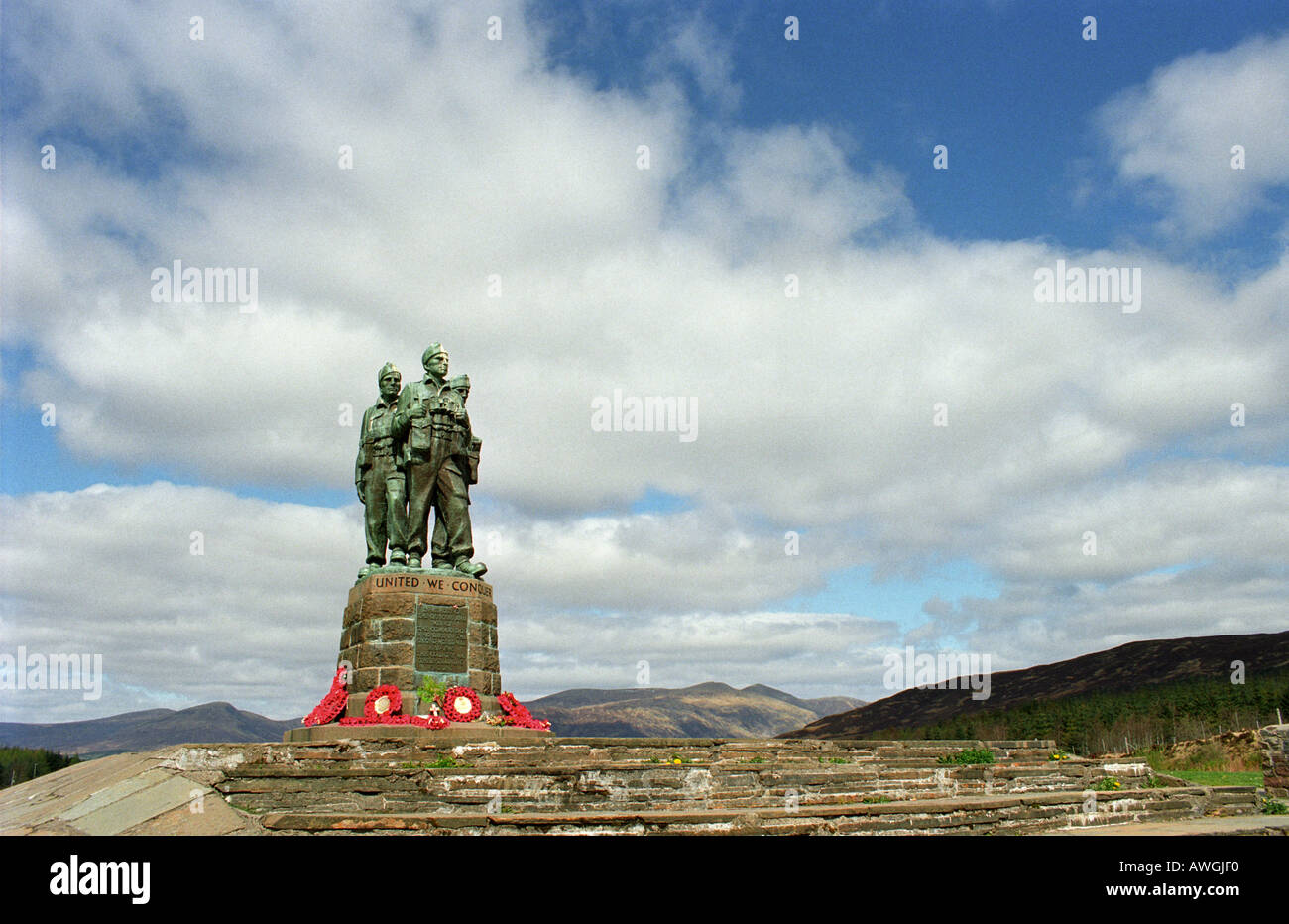 Commando Memorial Spean Bridge Scotland Stock Photo - Alamy