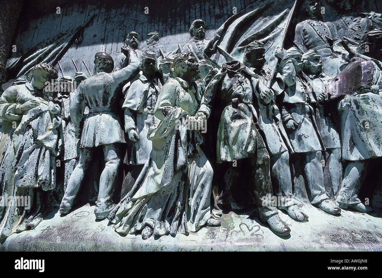 USA, Massachusetts, Boston, Boston Common, Soldiers and Sailors ...