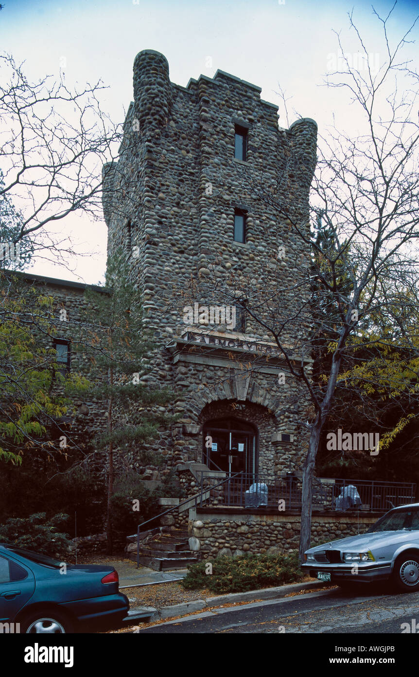 Largest cobblestone building in united states hi-res stock photography ...