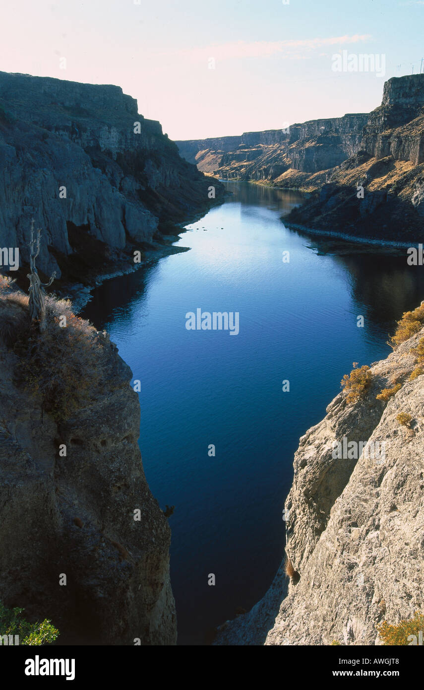 USA, Idaho, Twin Falls, Snake River Gorge Stock Photo - Alamy
