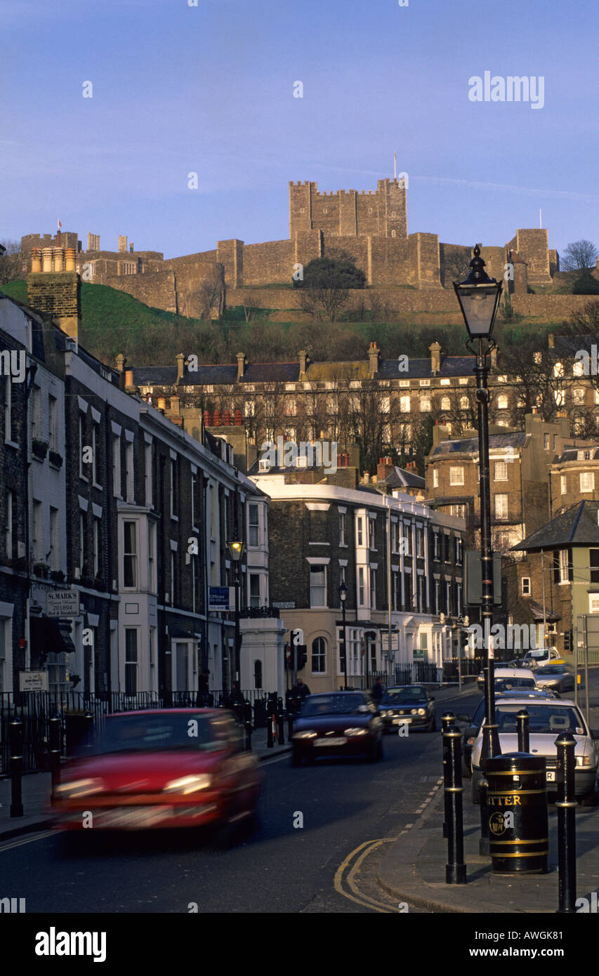 Dover town and castle, Kent, UK Stock Photo - Alamy