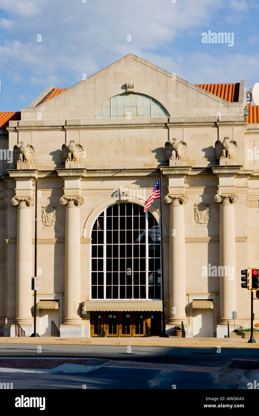 Downtown Historic Macon Georgia Museum District Terminal Station Stock ...