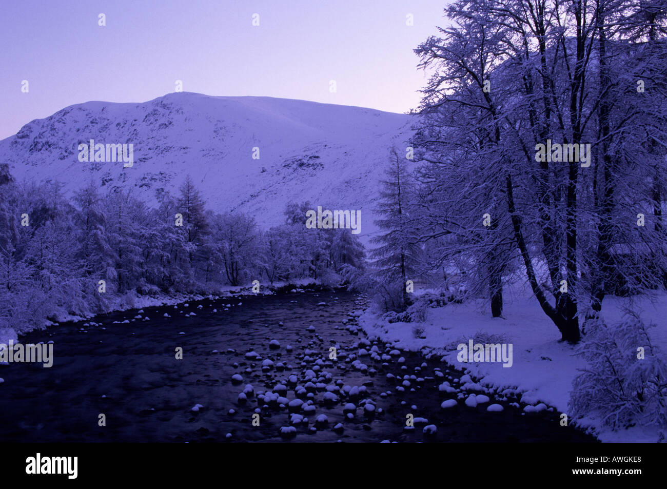 Angus scotland snow hi-res stock photography and images - Alamy